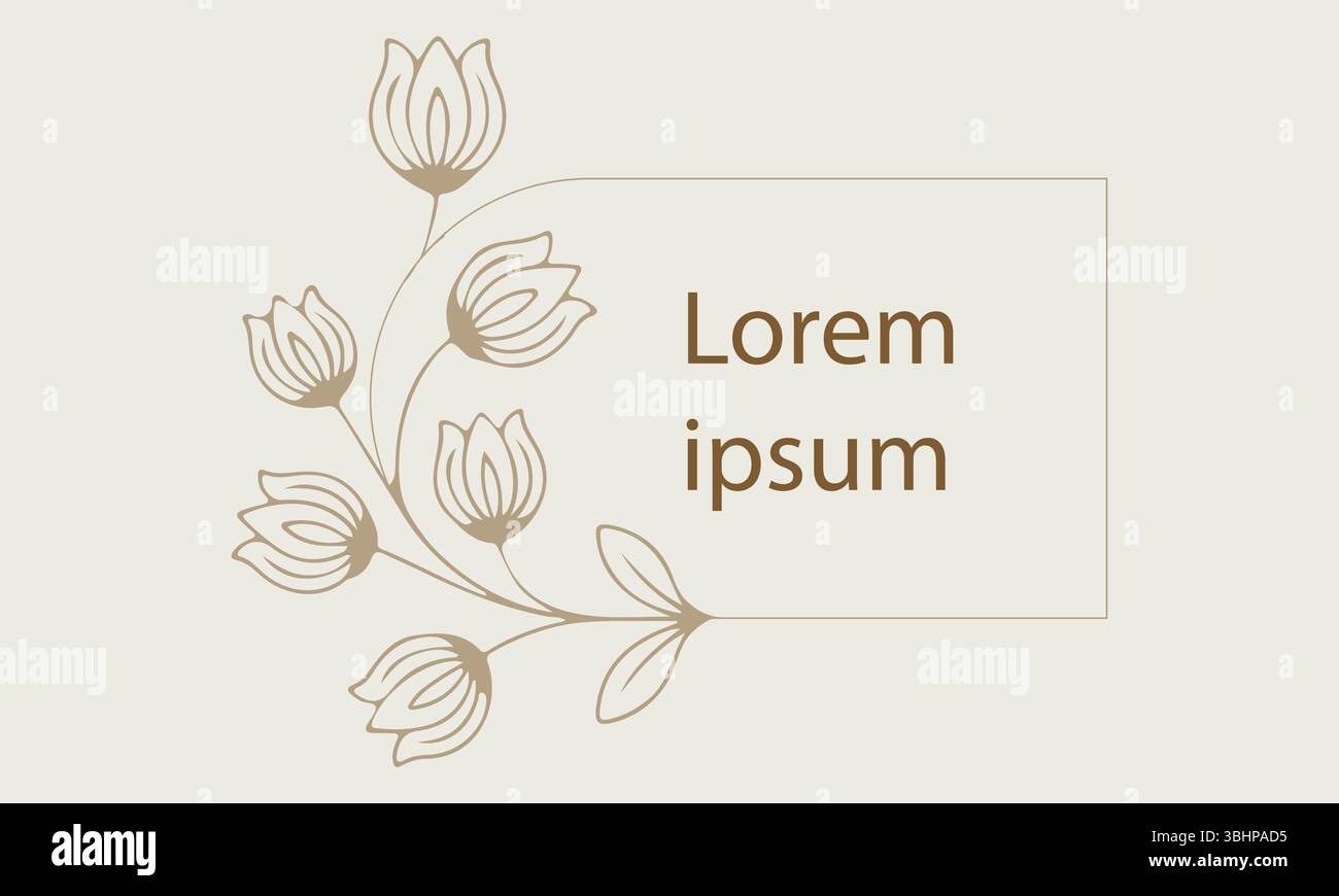 Minimalist Islamic Text Box with Eslimi Motifs – Vector Frame Stock ...