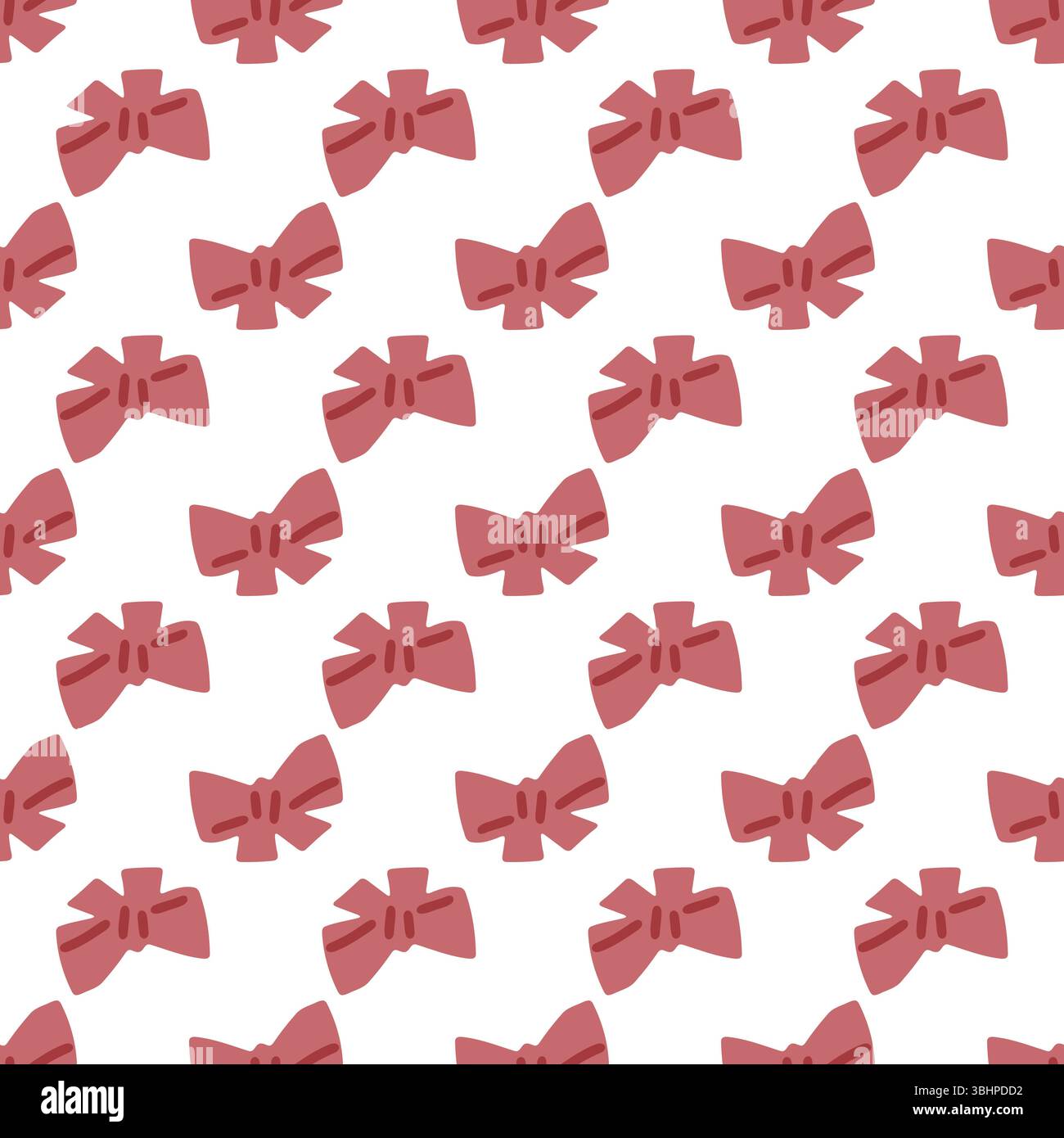 Seamless Pink Bow Pattern Stock Vector Image & Art - Alamy