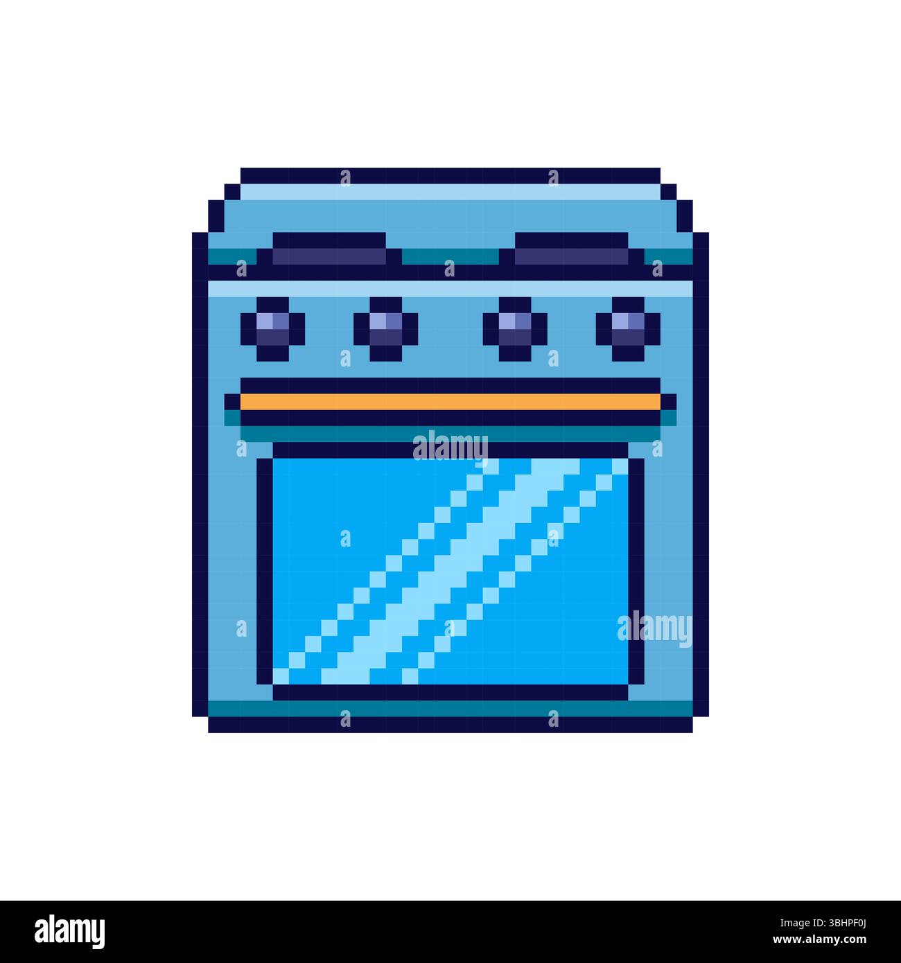 Pixel art Stove Icon game asset design Stock Vector Image & Art - Alamy