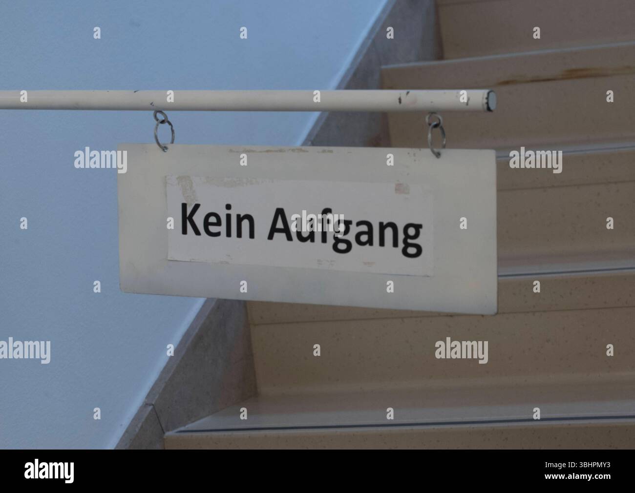 an entering prohibited sign on the street, road traffic sign entering ...