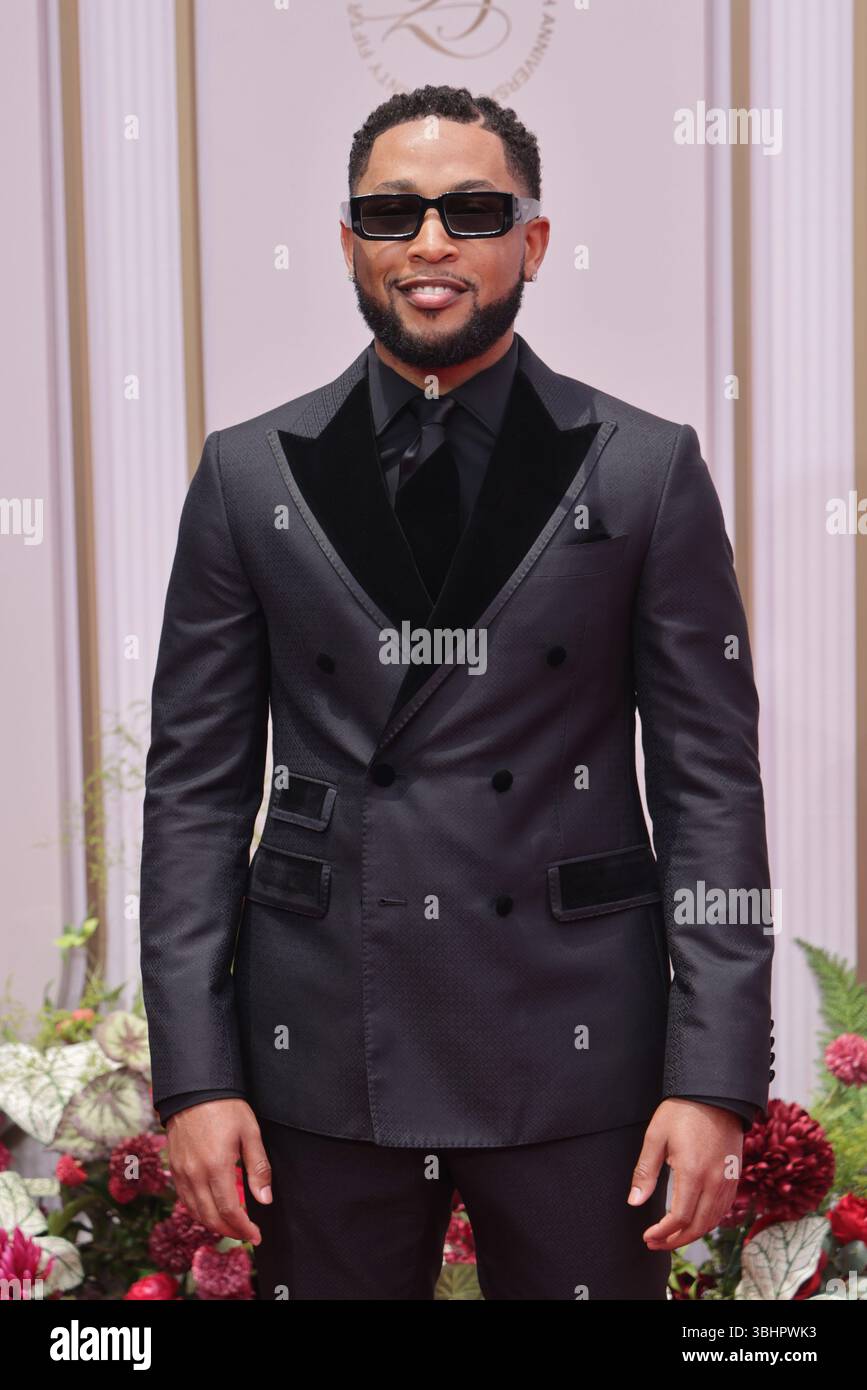 Jacob Latimore attends the 2025 BET Awards at Peacock Theater Stock ...