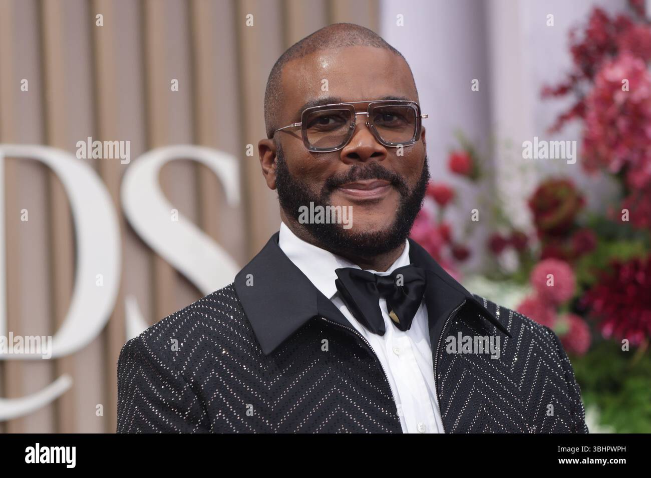 Tyler Perry attends the 2025 BET Awards at Peacock Theater Stock Photo ...