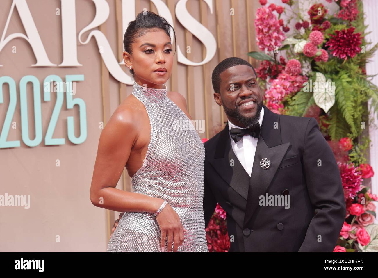 Eniko Hart And Kevin Hart Attend The 2025 Bet Awards At Peacock Theater