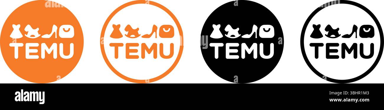 Temu shopping app on Stock Vector Images - Alamy