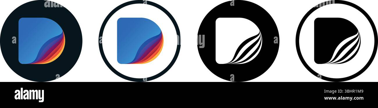 Davinci image generator ai logo Stock Vector Images - Alamy