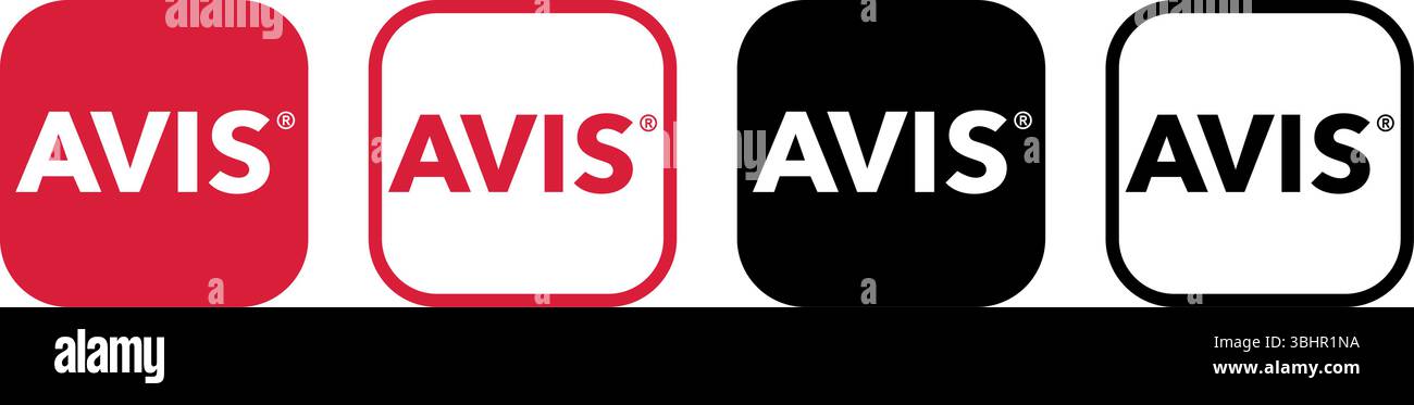Avis logo Stock Vector Images - Alamy