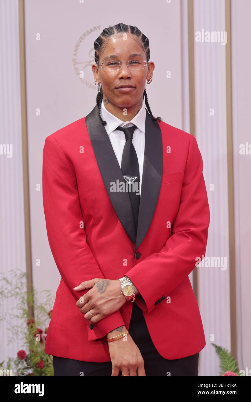 Ty Young attends the 2025 BET Awards at Peacock Theater. (Photo by ...