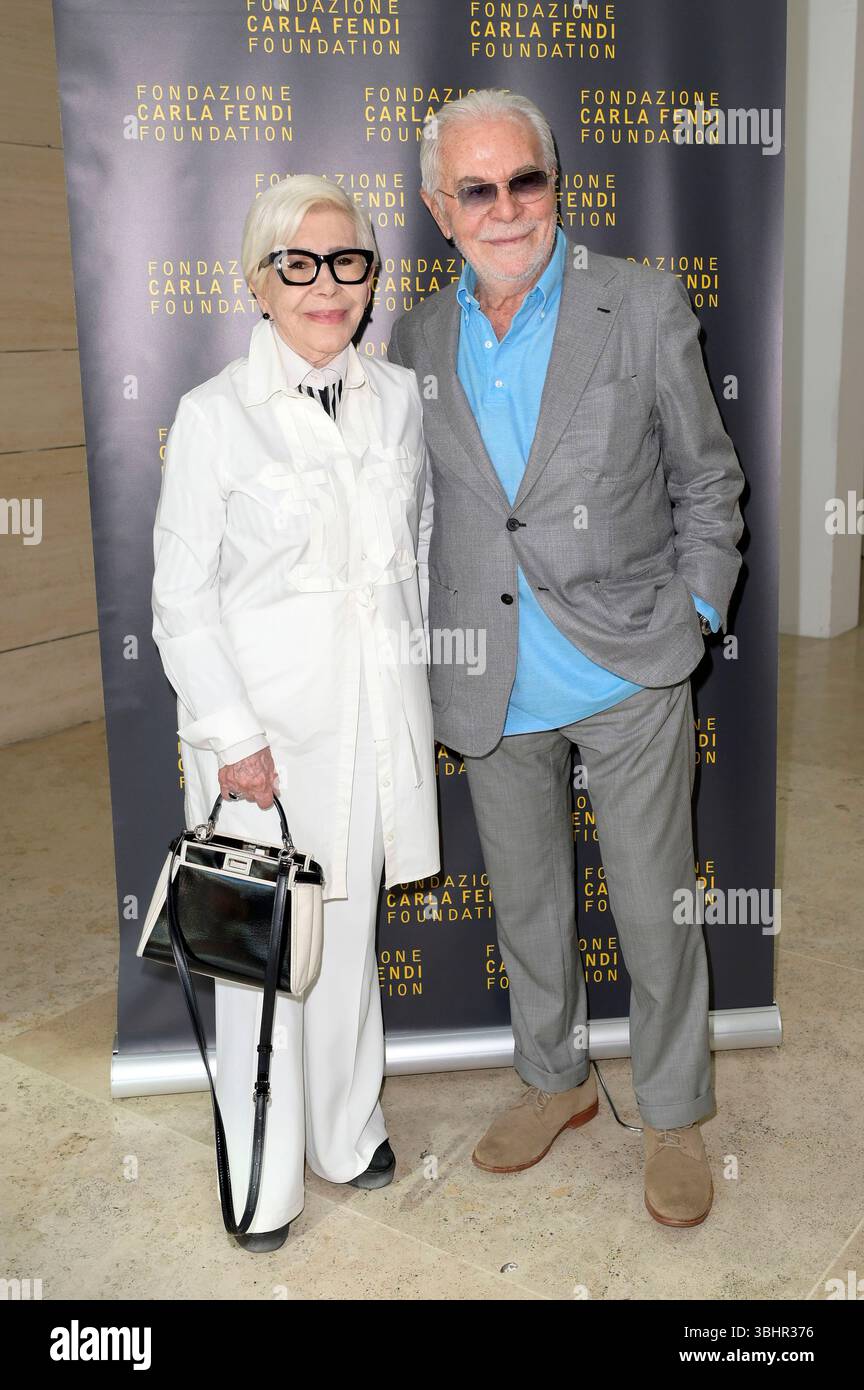 Anna Fendi und Dino Trappetti ei der Veranstaltung 'La Scienza e il ...