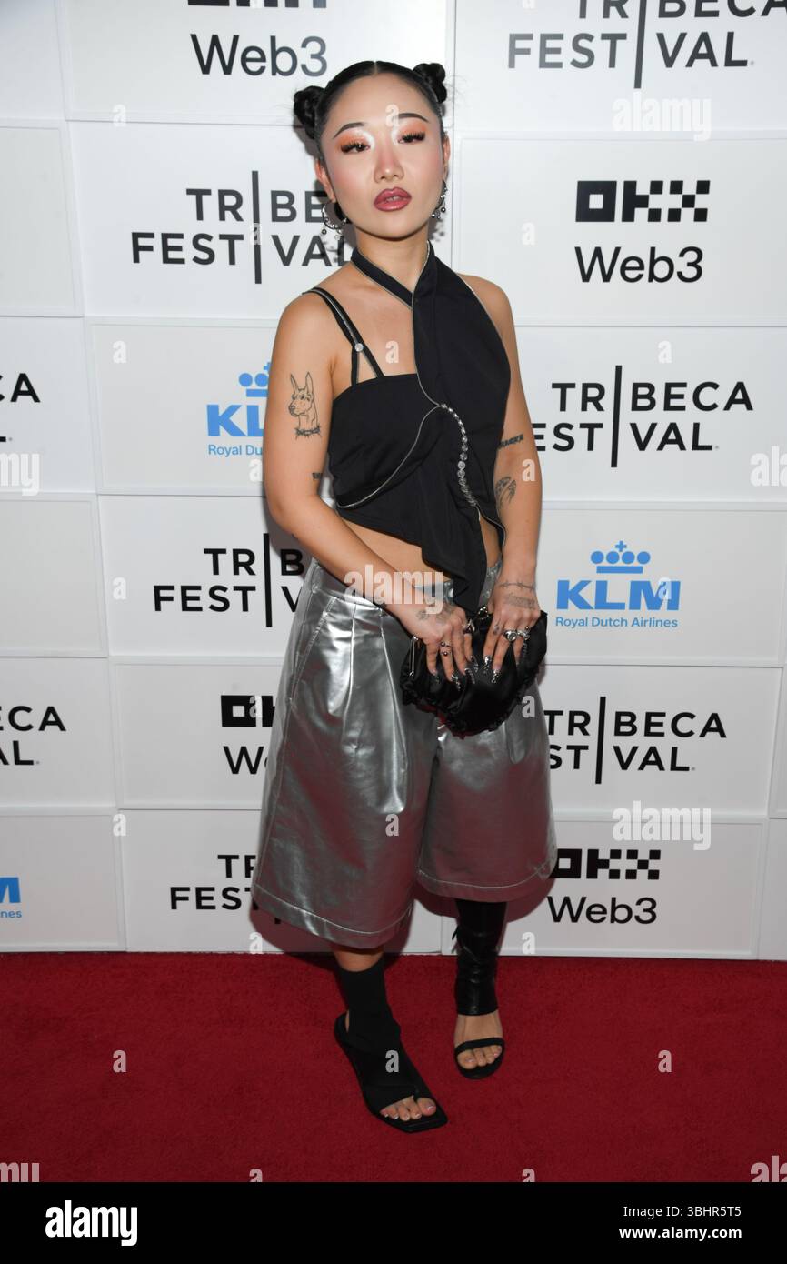 New York, USA. 10th June, 2025. Jess Xu attends the "Deep Cover ...