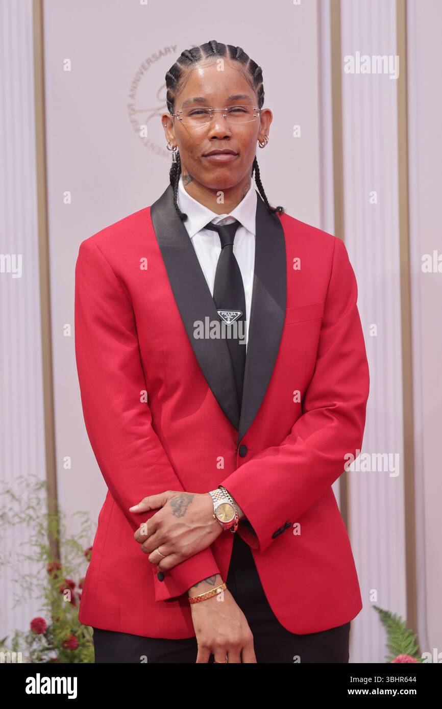 Ty Young attends the 2025 BET Awards at Peacock Theater. (Photo by ...