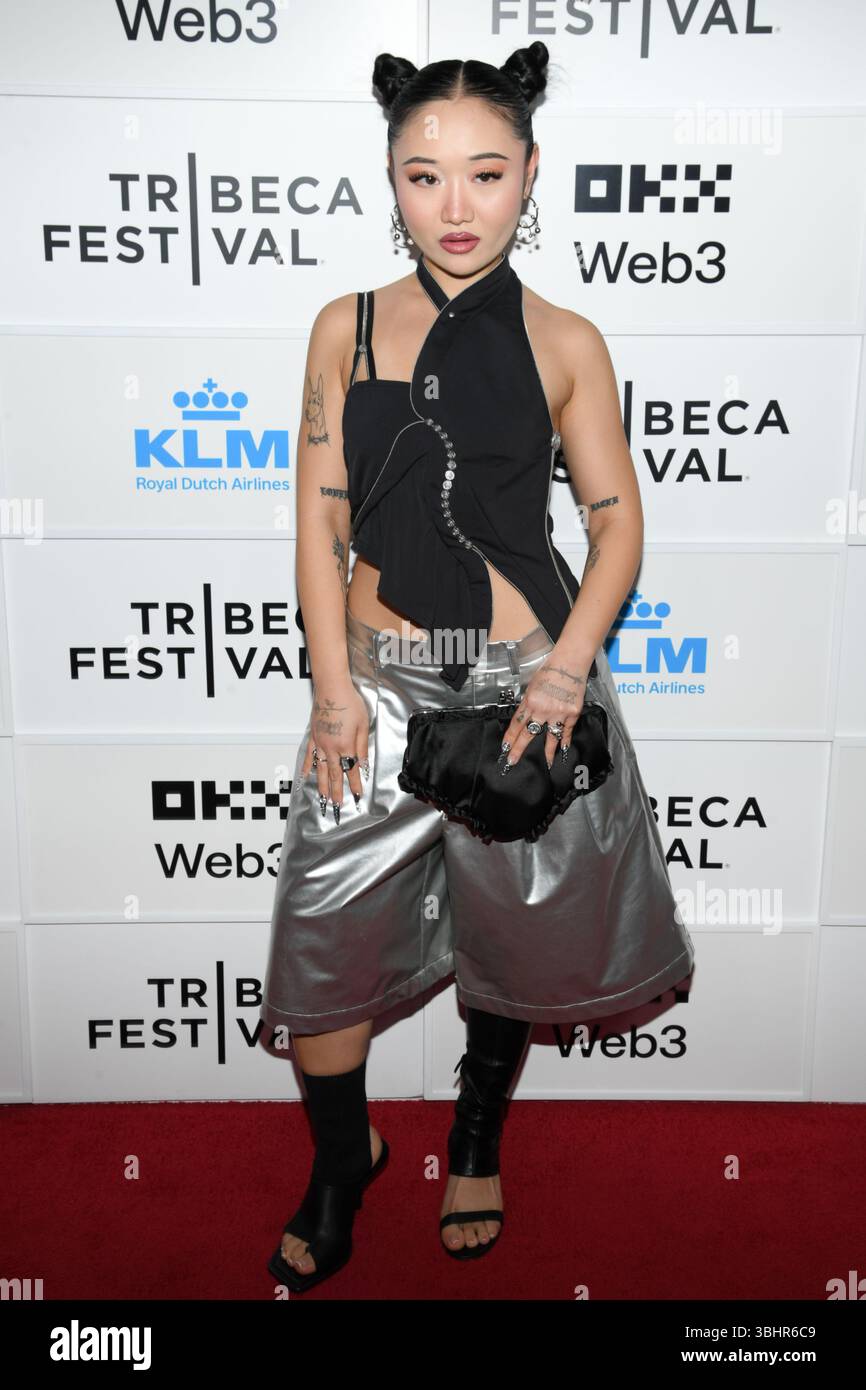 New York, USA. 10th June, 2025. Jess Xu attends the "Deep Cover ...