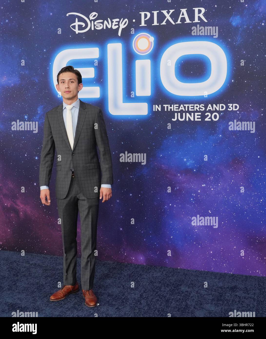 Los Angeles, USA. 10th June, 2025. Brandon Moon arrives at the Disney Pixar's ELIO World ...
