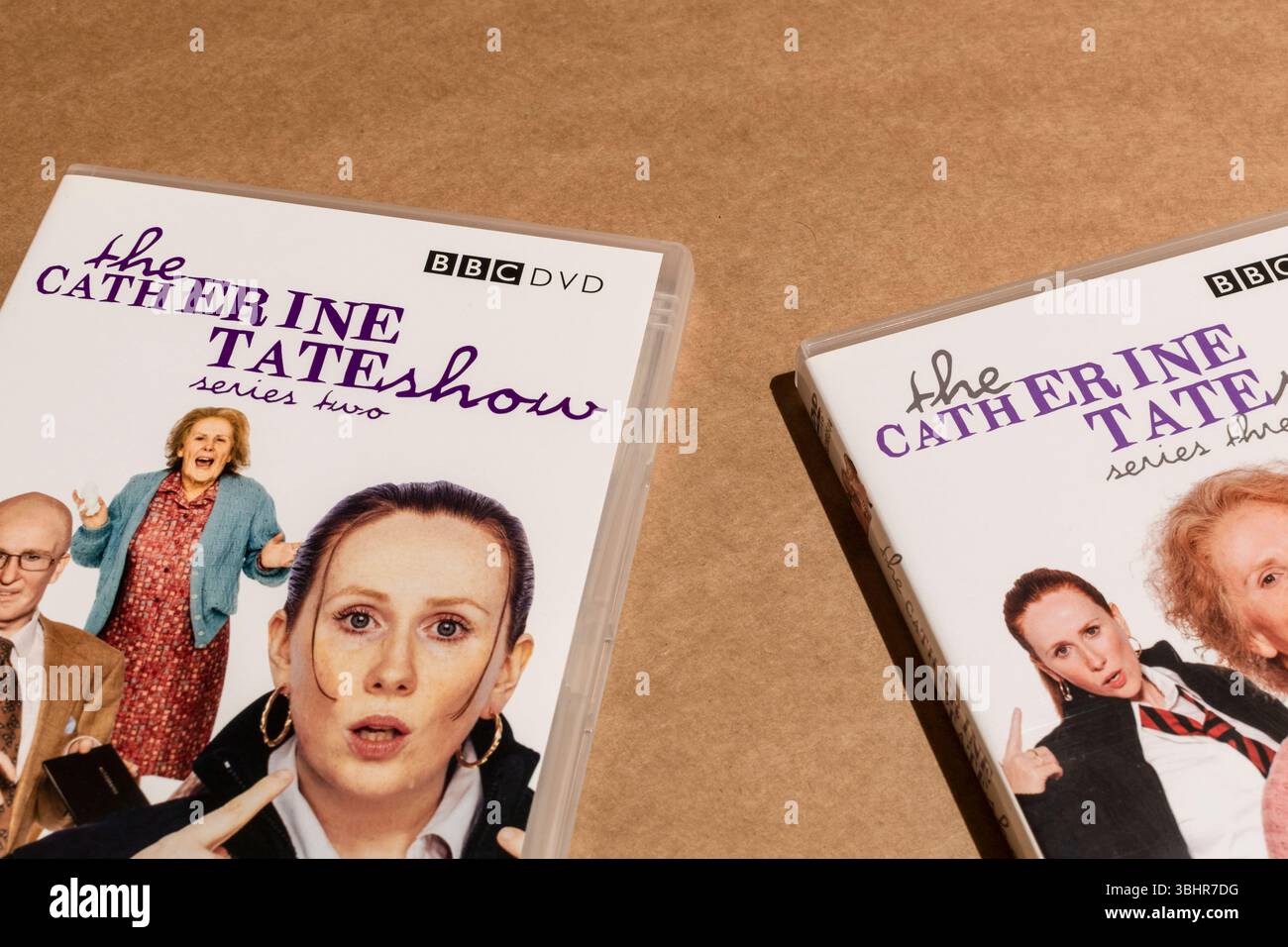 DVD box of 'The Catherine Tate Show' isolated on blank background with ...