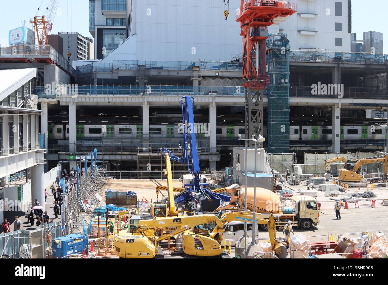 Tokyo, Japan. 5th June, 2025. A picture shows the construction site of ...