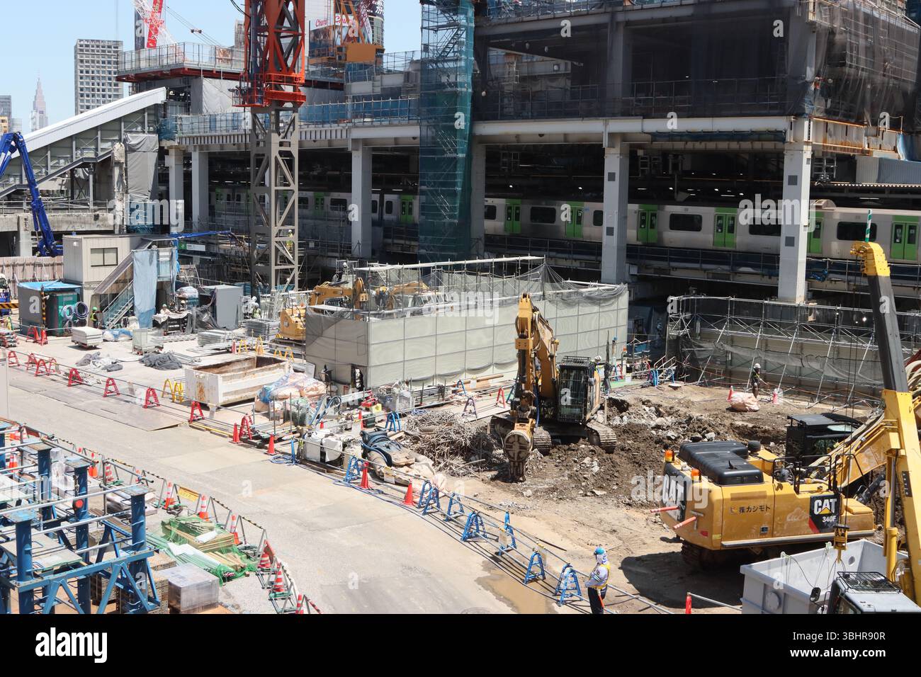 Tokyo, Japan. 5th June, 2025. A picture shows the construction site of ...
