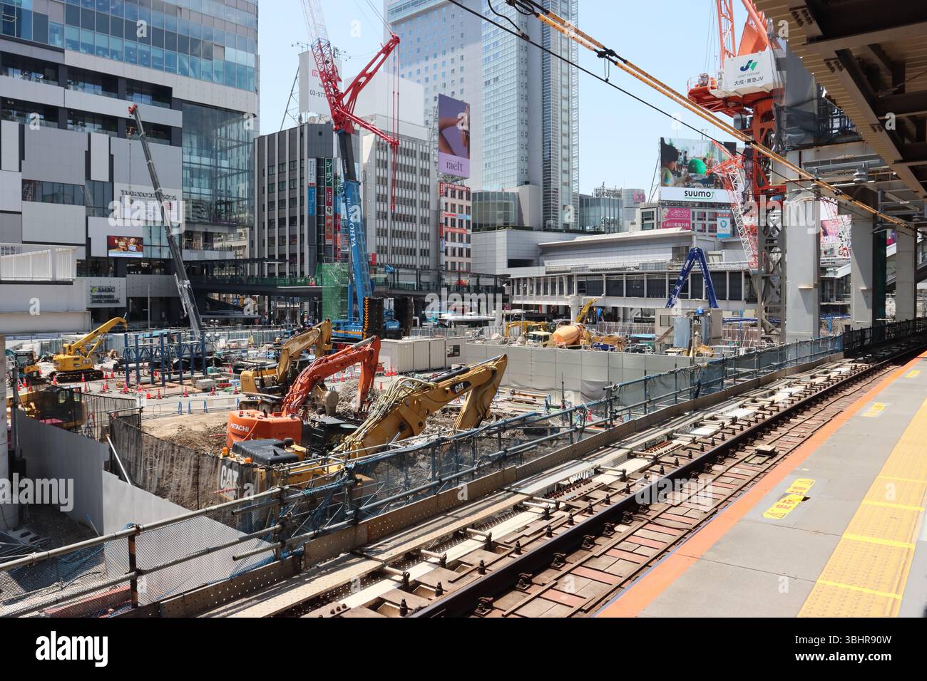 Tokyo, Japan. 5th June, 2025. A picture shows the construction site of ...