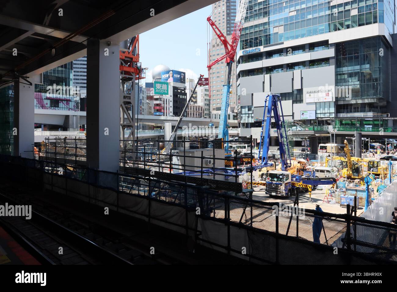 Tokyo, Japan. 5th June, 2025. A picture shows the construction site of ...