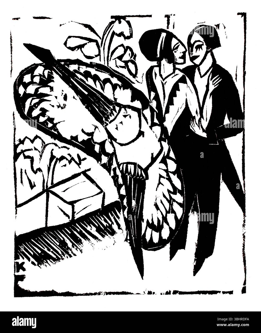 Fling Dance by Ernst Ludwig Kirchner – 1912 German Expressionist Dance ...