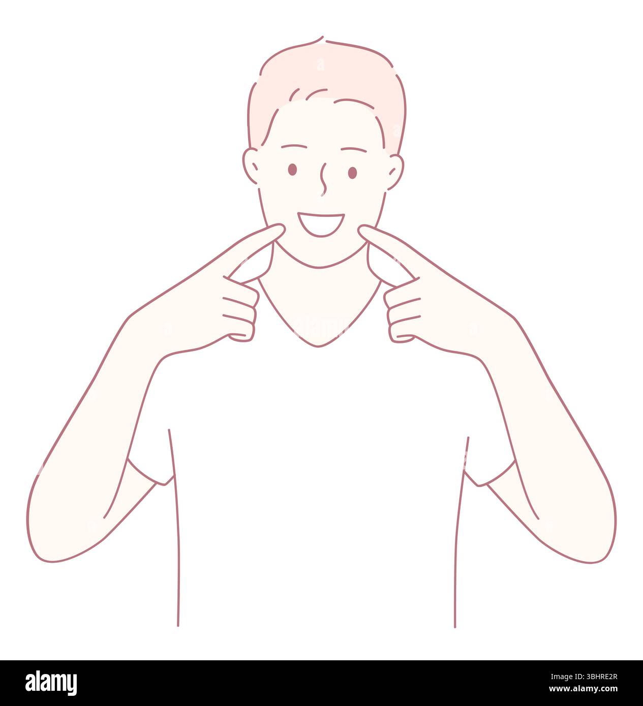 Cheerful man smiling widely showcasing hi-res stock photography and ...