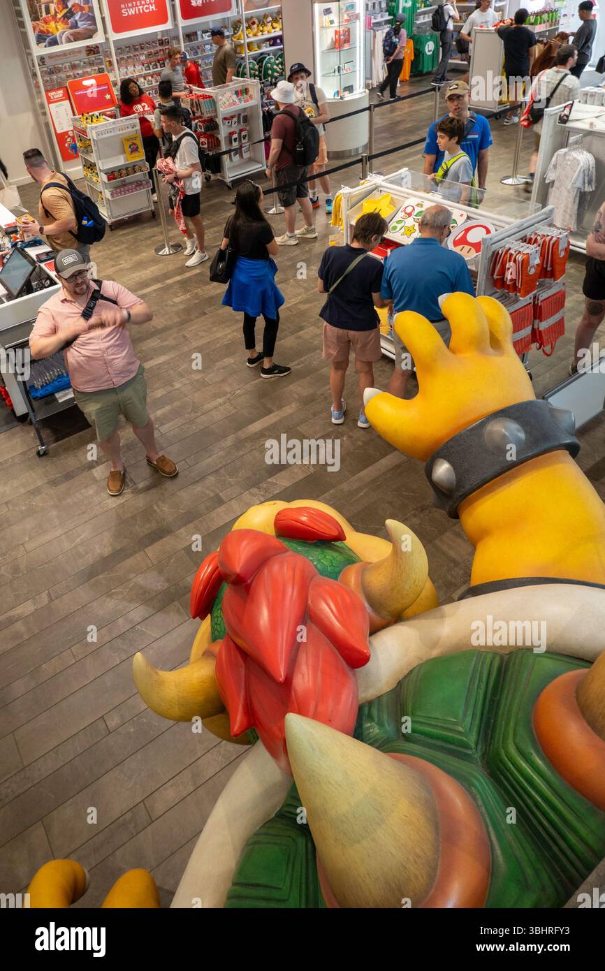 The Nintendo store is located at 10 Rockefeller Center in Midtown ...