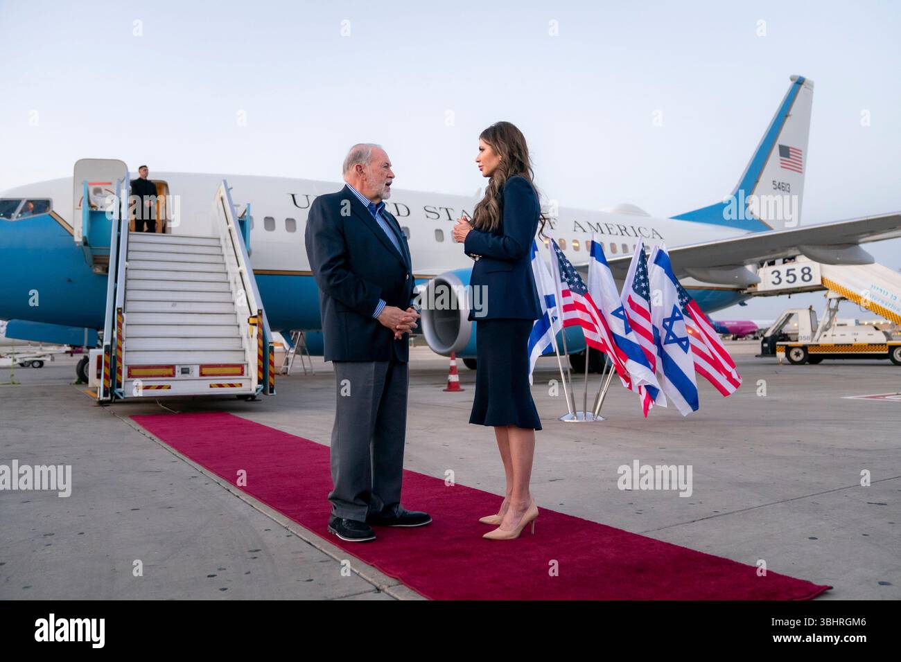 Department of Homeland Security (DHS) Secretary Kristi Noem arrives at ...