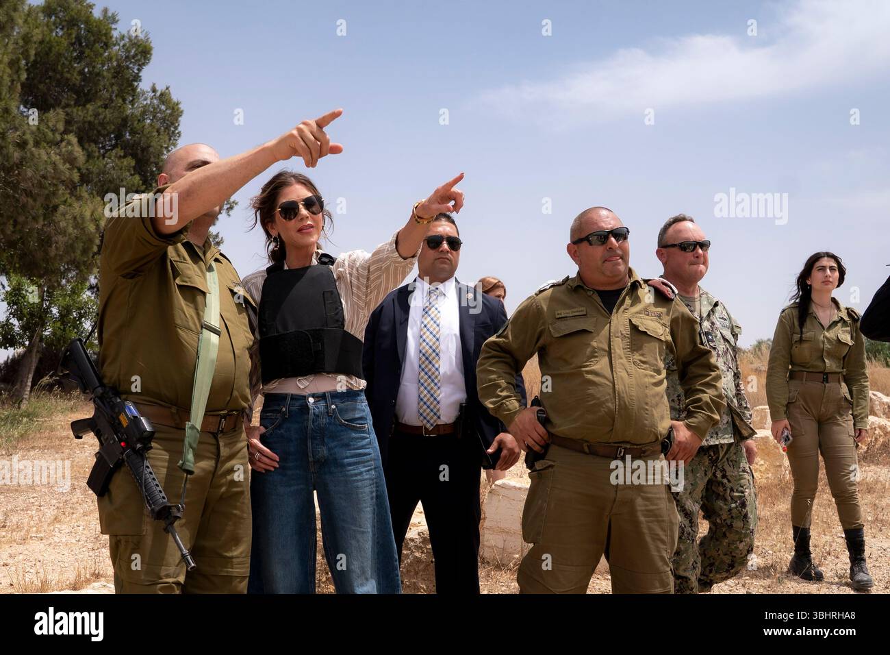 Department of Homeland Security (DHS) Secretary Kristi Noem visits ...