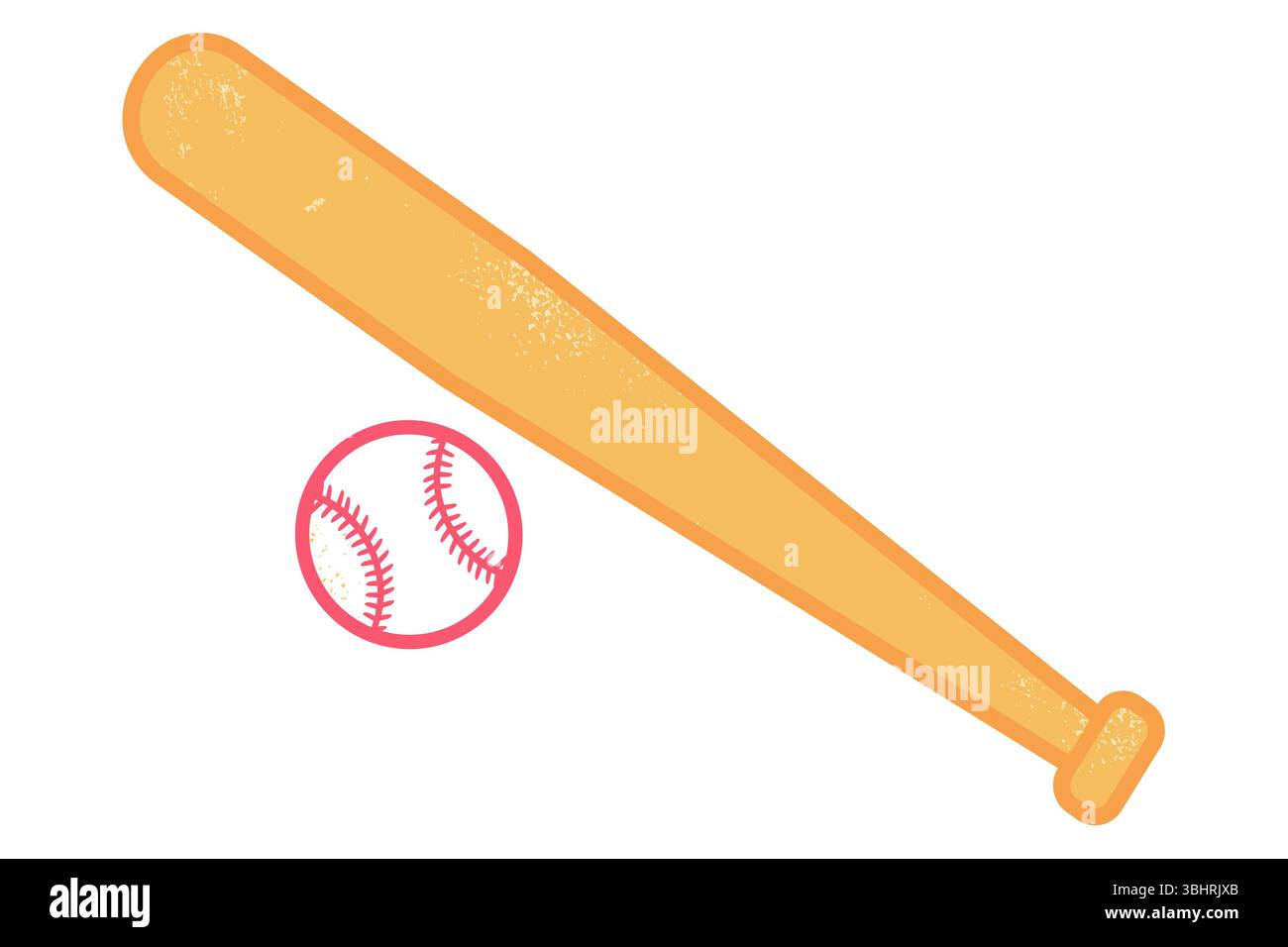 Vector sport icon for baseball with bat and ball. Vintage vector emblem ...