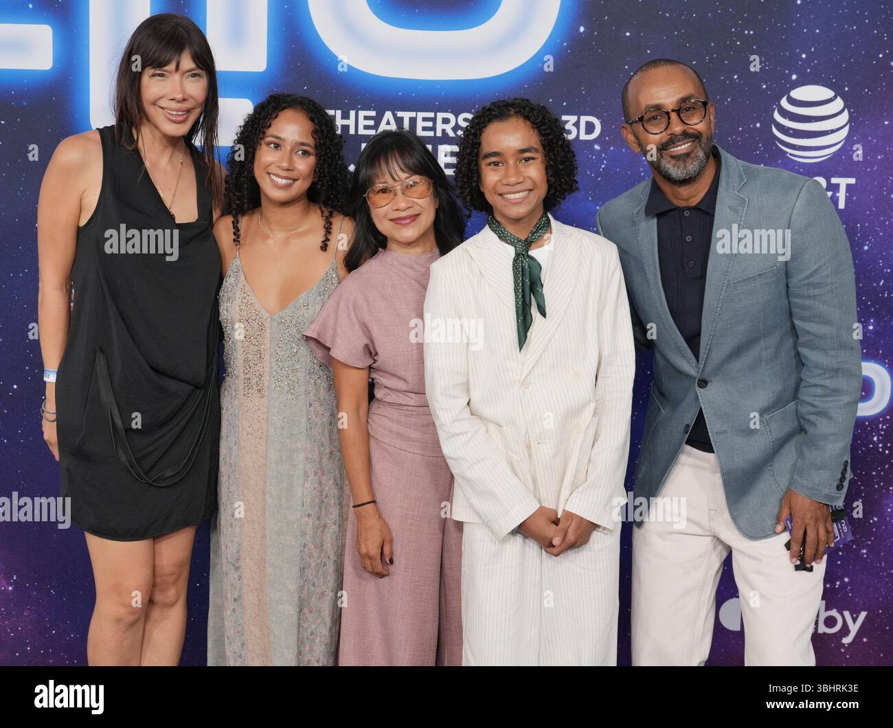 Los Angeles, USA. 10th June, 2025. (L-R) Kim Matuka, Sister, Mom Irene ...