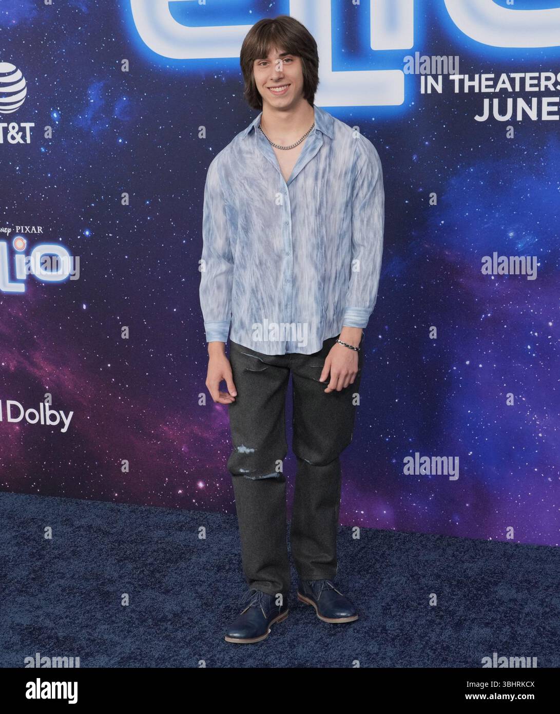 Los Angeles, USA. 10th June, 2025. Jake Getman arrives at the Disney Pixar's ELIO World Premiere ...