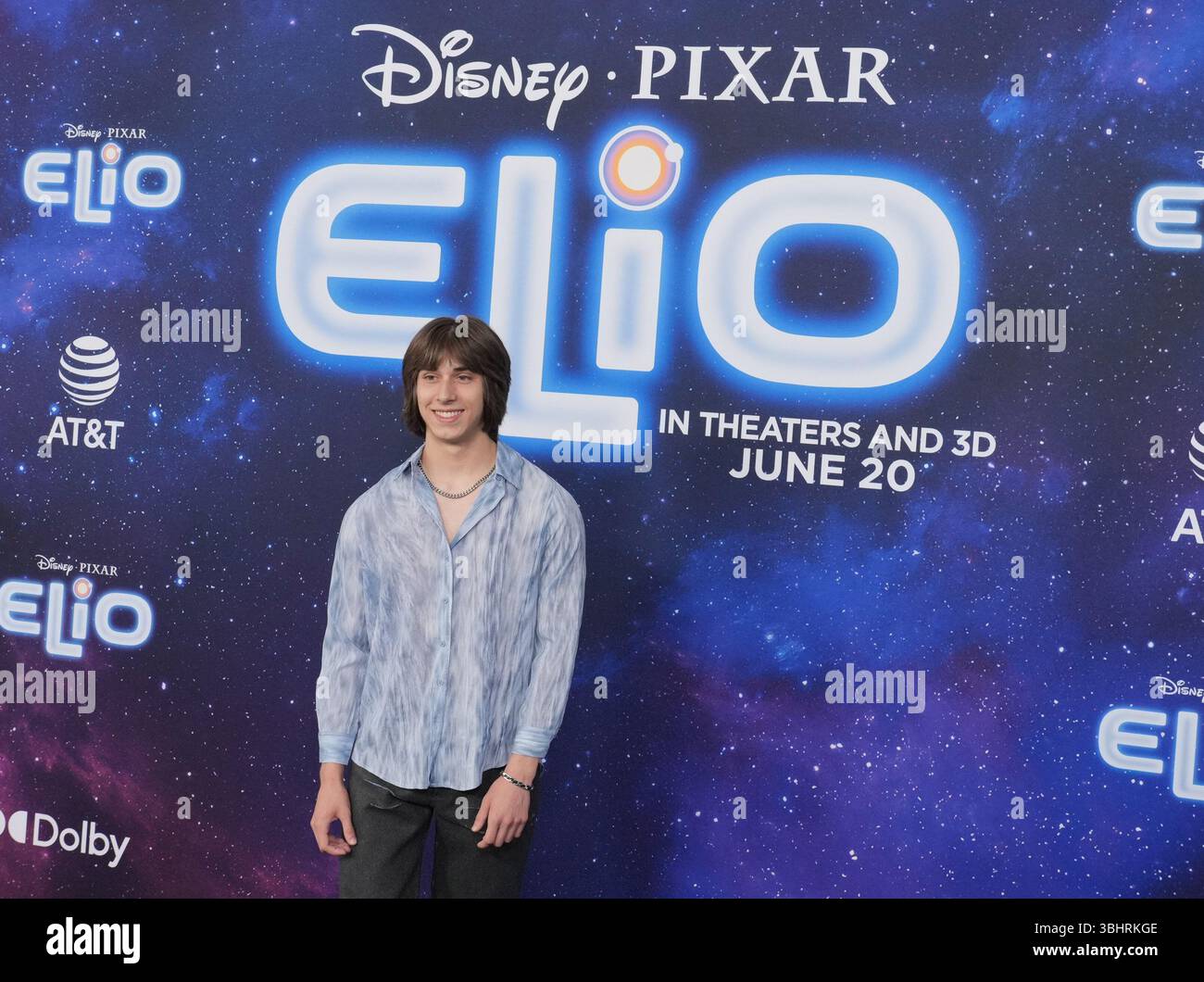 Jake Getman arrives at the Disney Pixar's ELIO World Premiere held at the El Capitan Theatre in ...