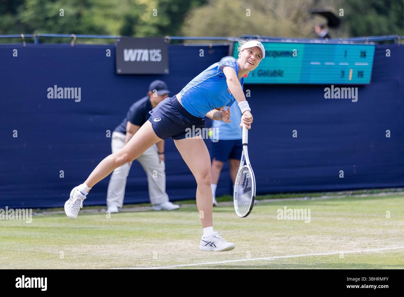 Lexus Ilkley Open 2025, WTA 125, Ilkley, United Kingdom, 11 June 2024, Elsa JACQUEMOT VS ...