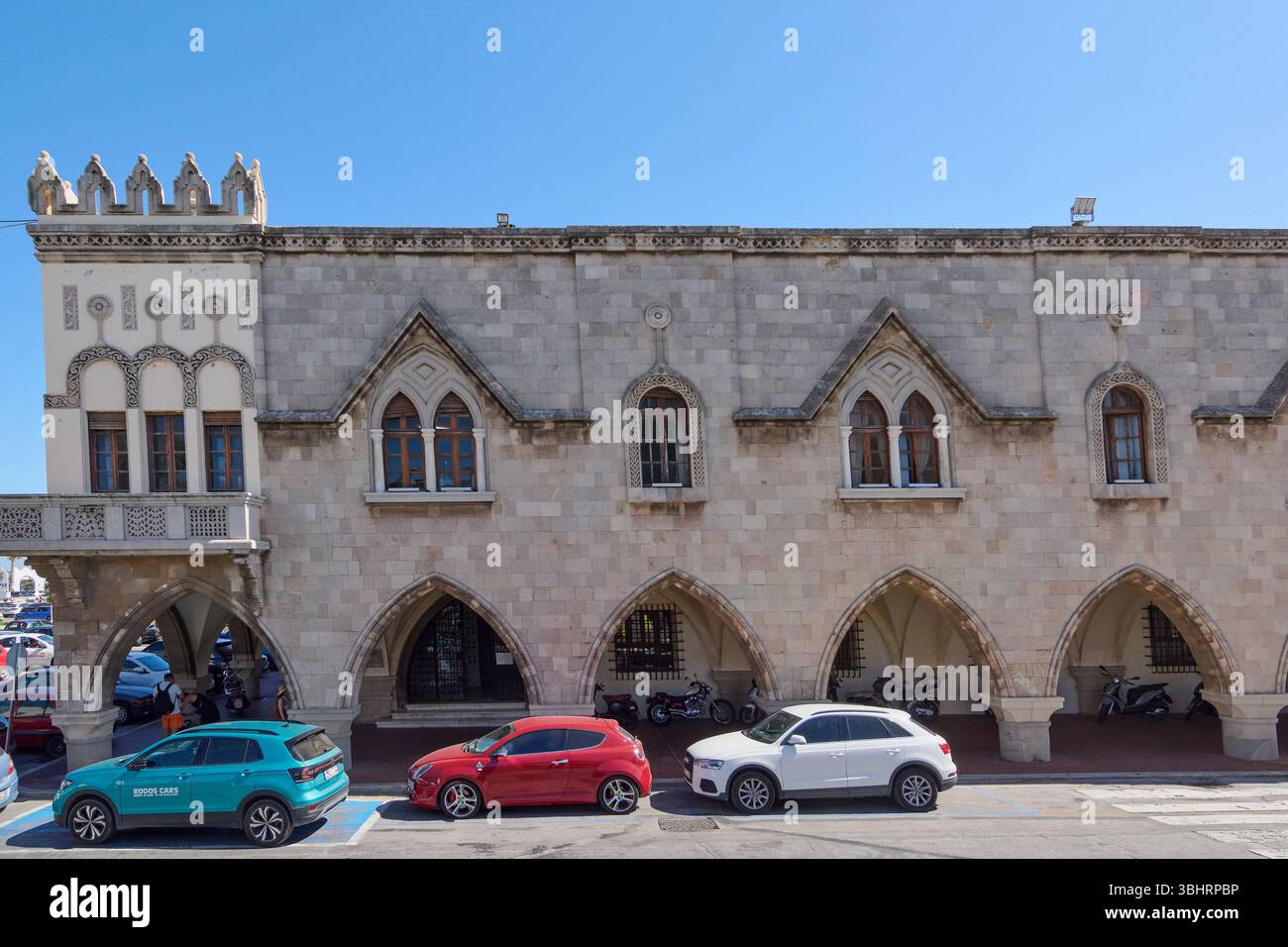 Rodas.Greece - june 11, 2025: Rodas. Greece - June 11, 2025. The grand ...
