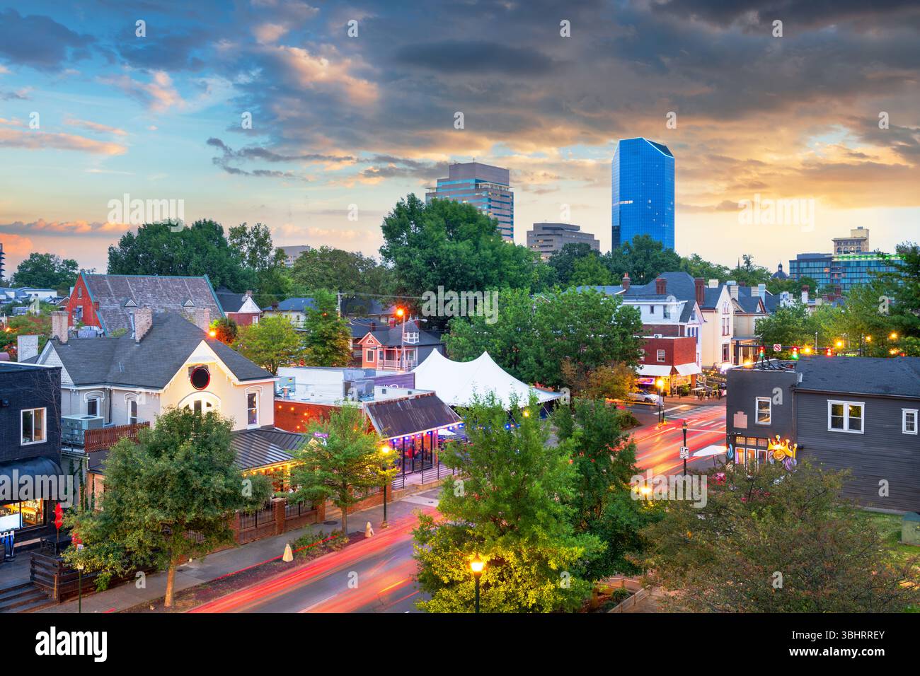 Lexington, Kentucky, USA downtown cityscape at golden hour Stock Photo ...