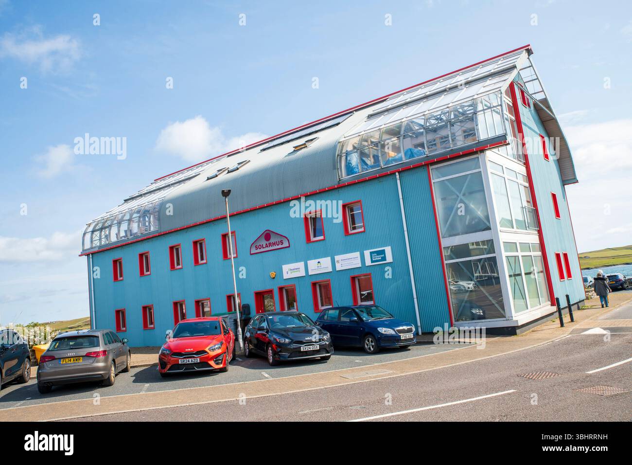Solarhus at North Ness, Lerwick, Shetland — a striking modern solar ...