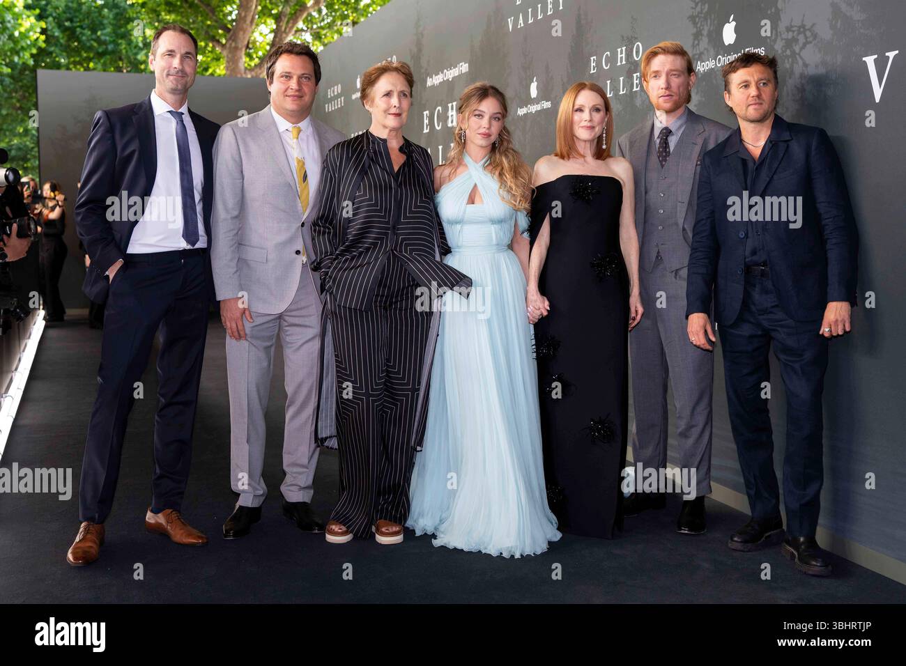 Writer Brad Ingelsby, from left, producer Michael Pruss, Fiona Shaw ...