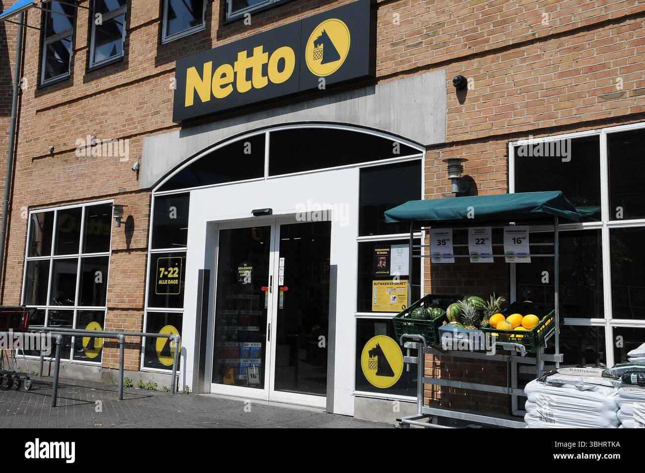 Copenhagen/ Denmark/11 JUNE 2025/ Netto grocery chain store in danish ...