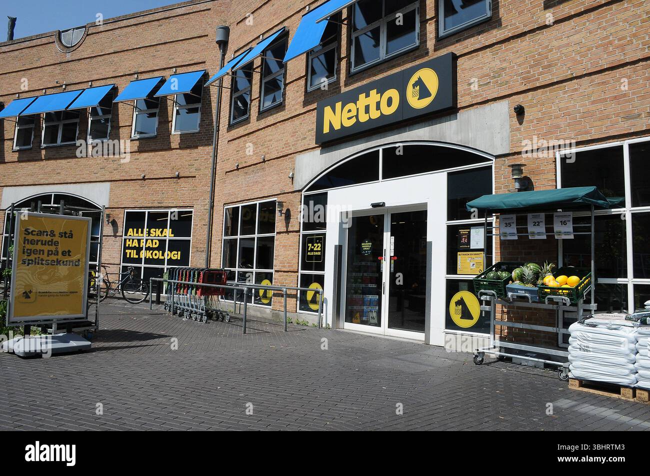 Copenhagen/ Denmark/11 JUNE 2025/ Netto grocery chain store in danish ...