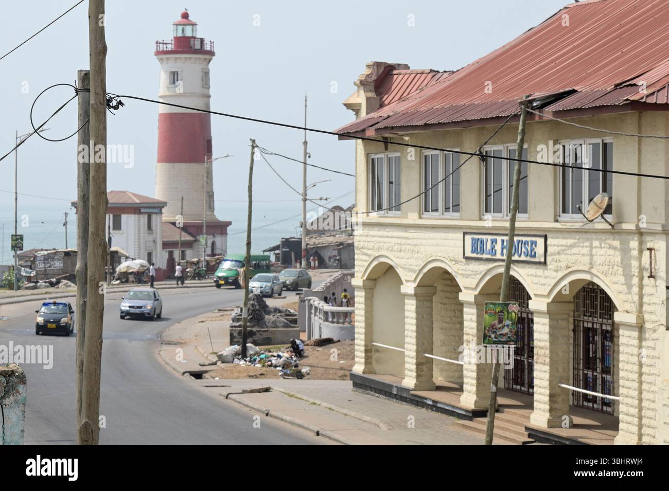 GHANA, Accra, Jamestown, old lighthouse from british colonial time at ...