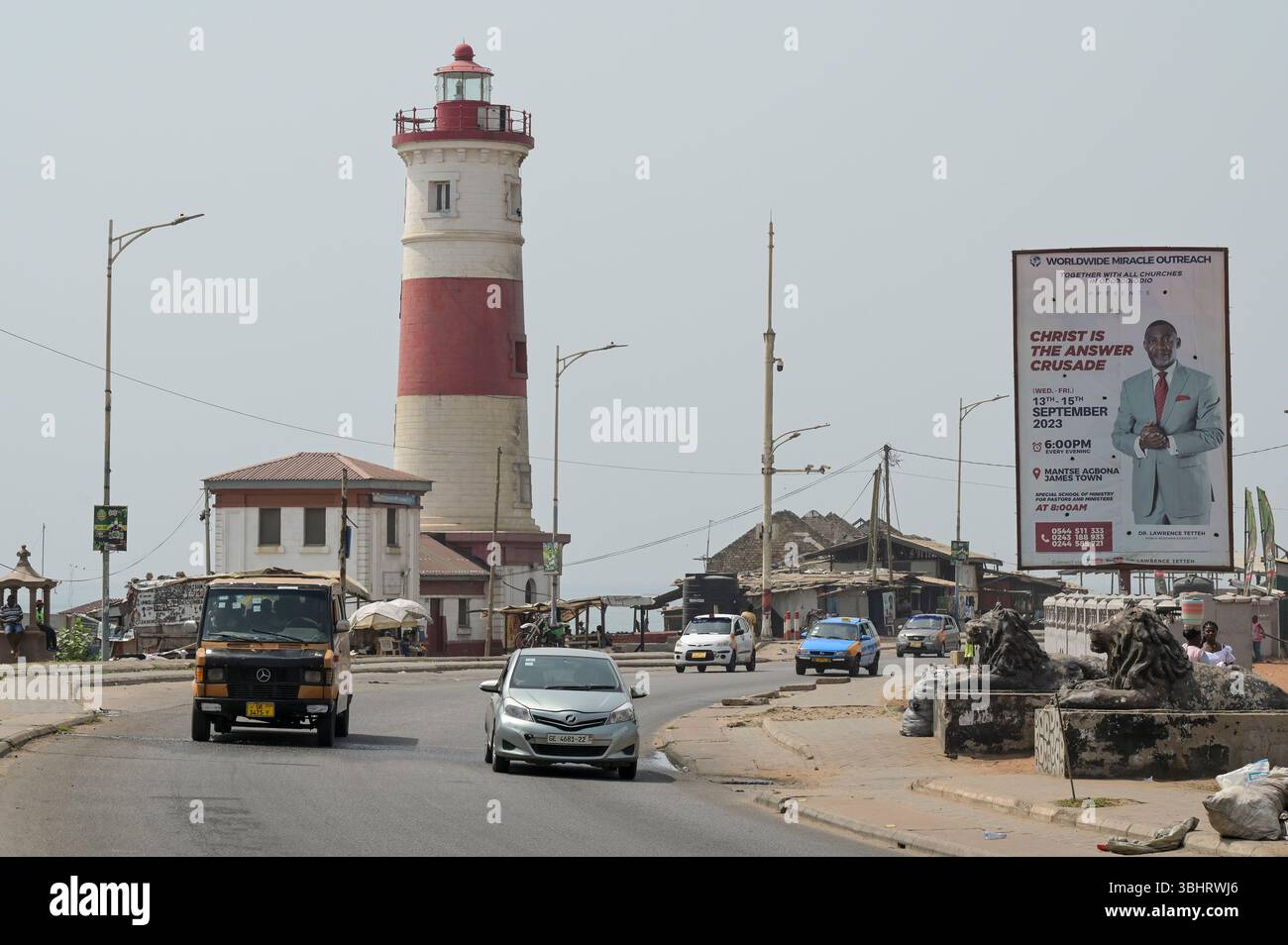 GHANA, Accra, Jamestown, old lighthouse from british colonial time at ...