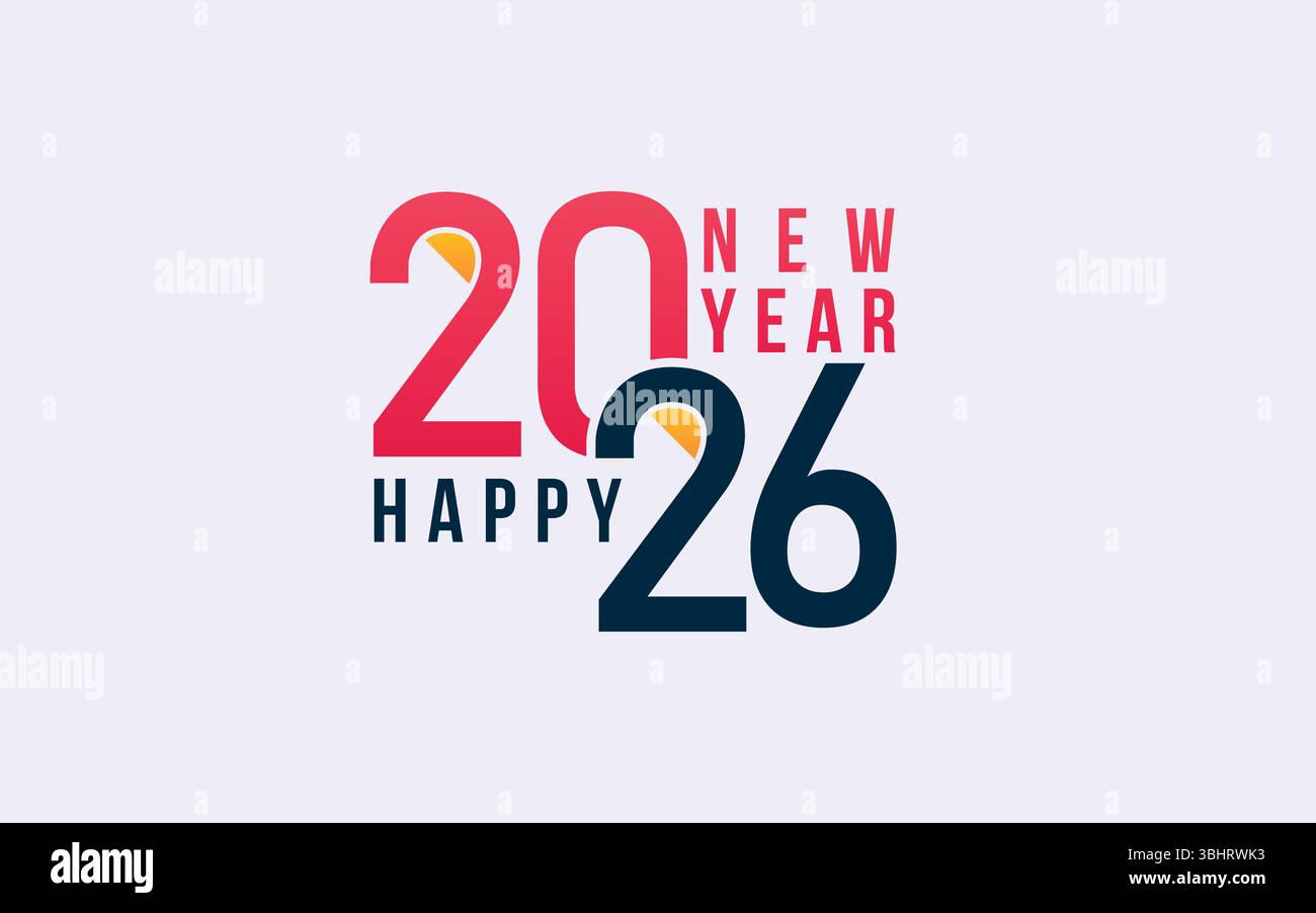 2026 Logo Vector for New Year Branding Stock Vector Image & Art - Alamy