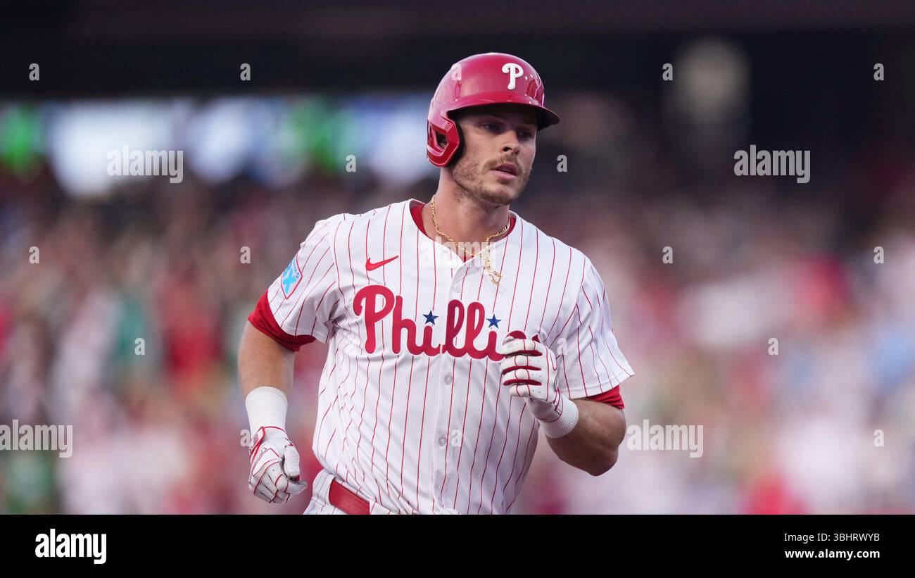 Philadelphia Phillies' Max Kepler plays during a baseball game Tuesday ...