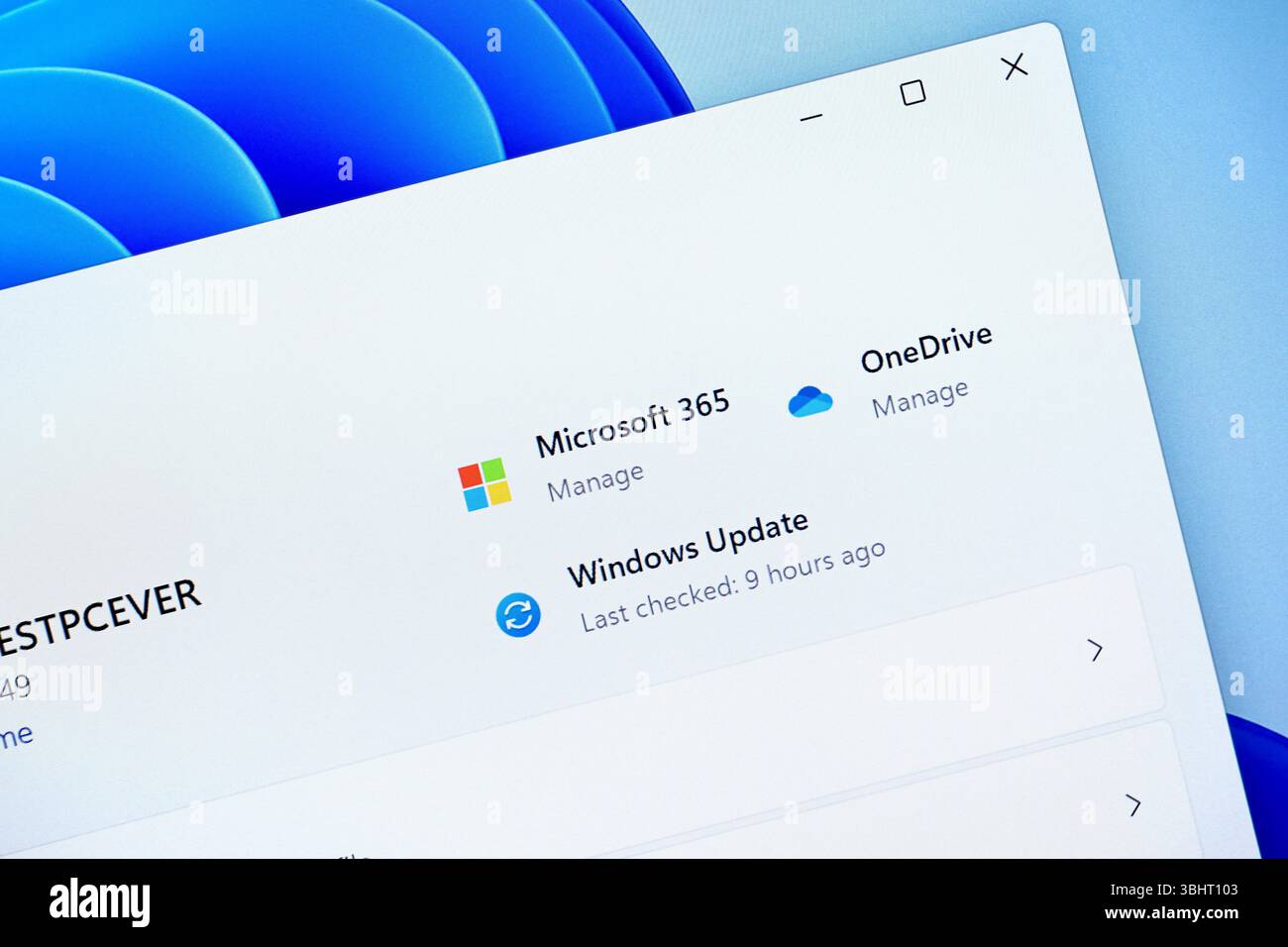Poznan, Poland - June 6, 2025: Close-up of a Windows 11 operating ...