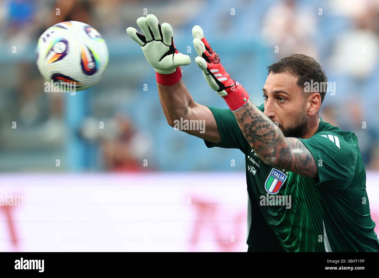 Gianluigi Donnarumma of Italy prior to the FIFA 2026 Qualifier football ...