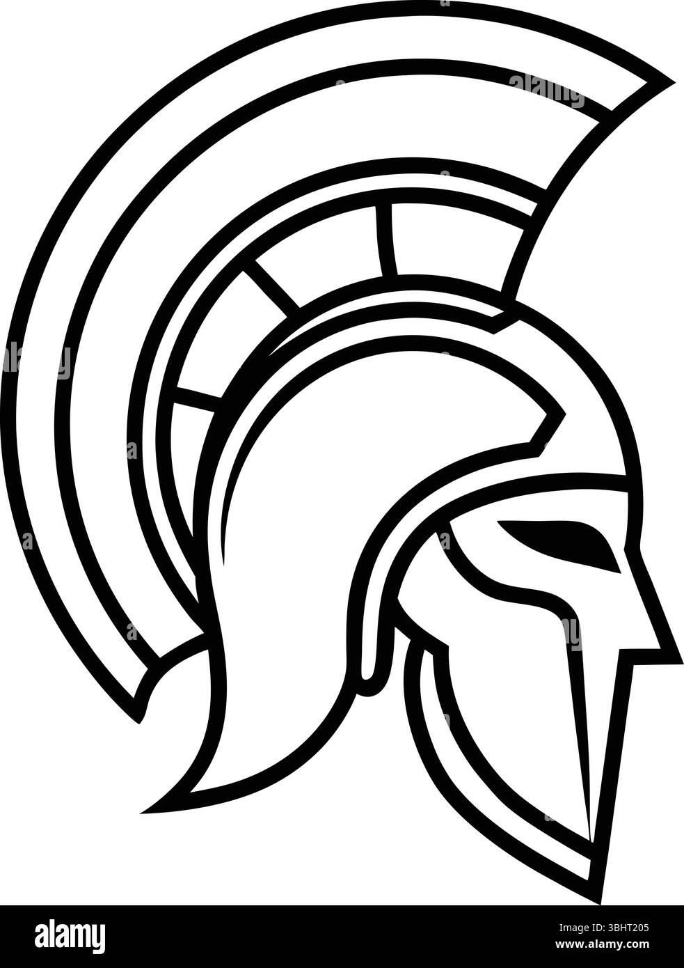 Bold Spartan Helmet, Spartan Helmet icon Stock Vector Image & Art - Alamy