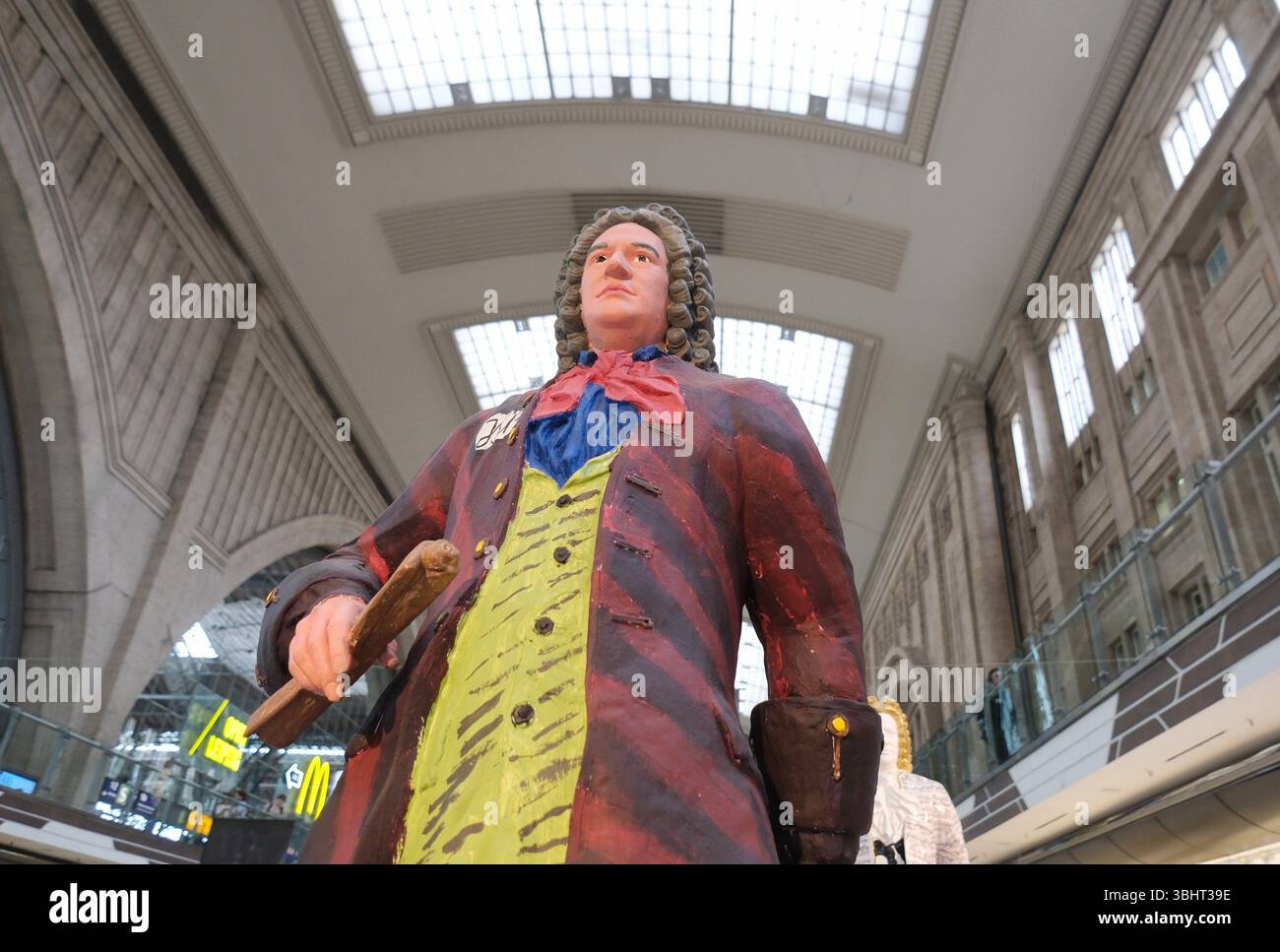 Leipzig, Germany. 11th June, 2025. Sculptures created by schoolchildren ...