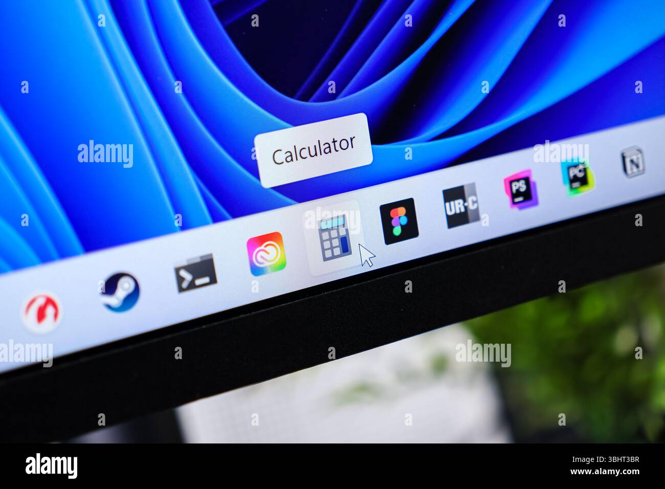 Computer display showcasing user hi-res stock photography and images ...