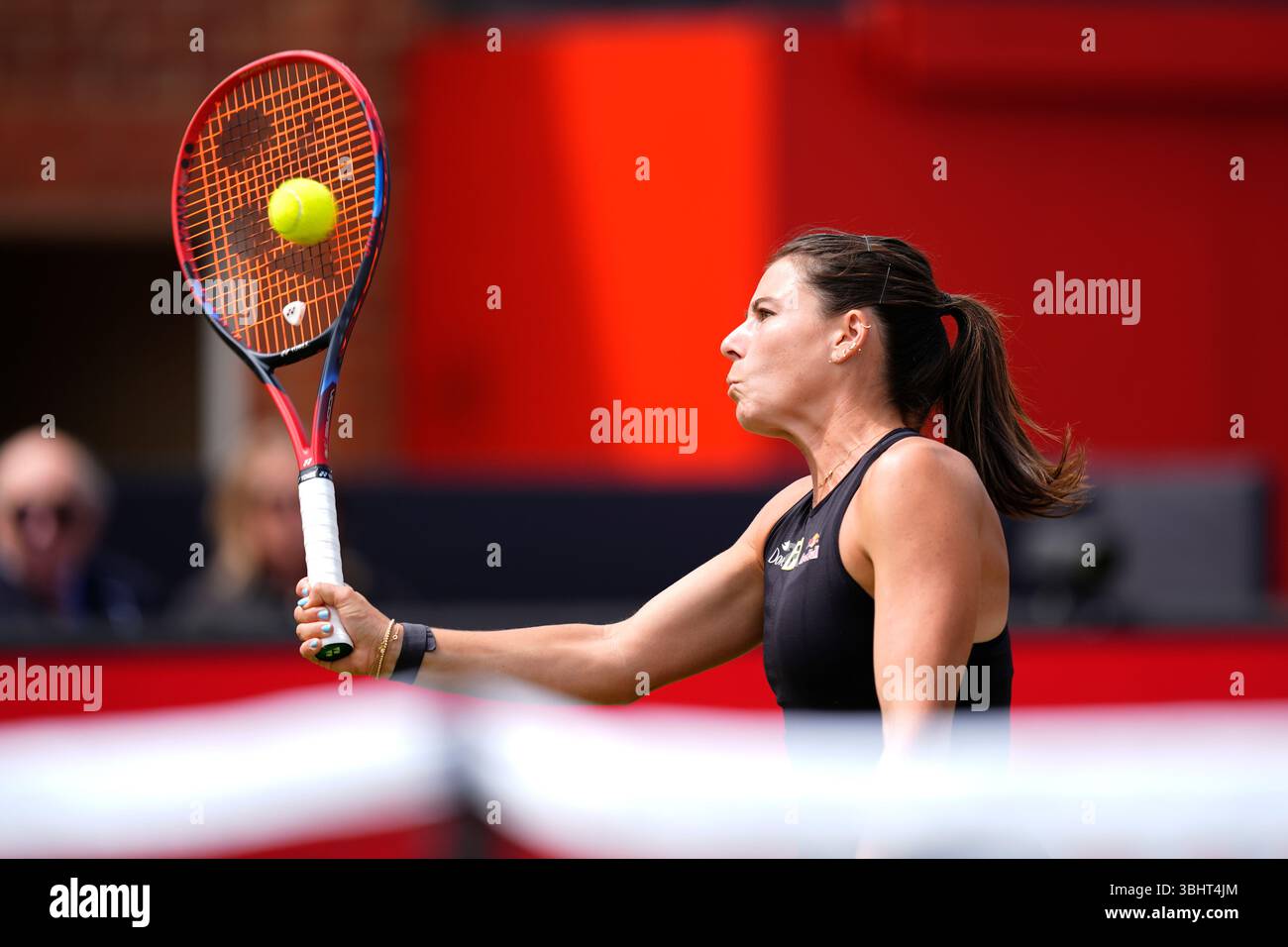 Emma Navarro during her match against Beatriz Haddad Maia on day three ...