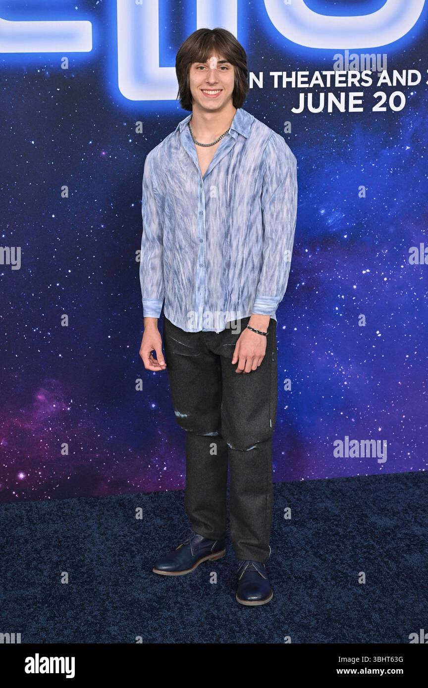 Jake Getman bei der Premiere des Animationsfilms Elio im El Capitan Theatre. Los Angeles, 10.06. ...