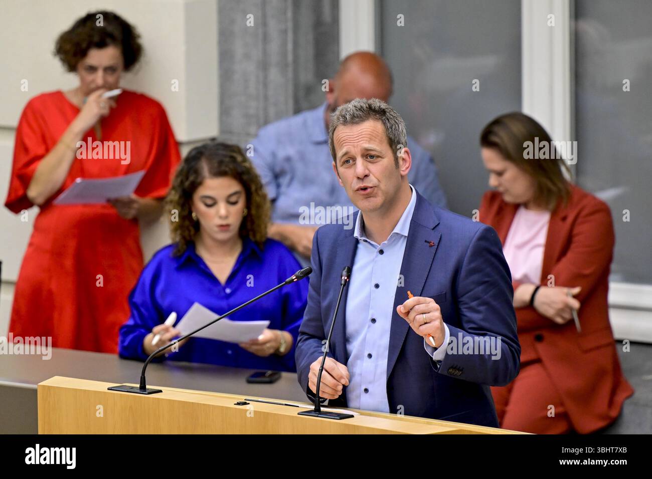 CD&V's Robrecht Bothuyne pictured during a plenary session of the ...