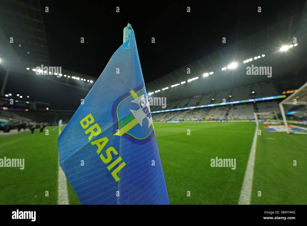 10th June 2025, Sao Paulo, Brazil: Corner flag detail in the Arena ...